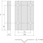 Purlin Cleats - Side Rail Cleats & Brackets | Metsec