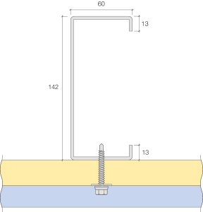 Horizontal Cladding Rails - Panel Joint Rails | Metsec