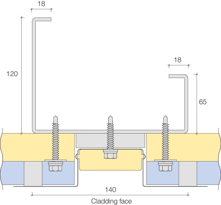 Horizontal Cladding Rails - Panel Joint Rails | Metsec