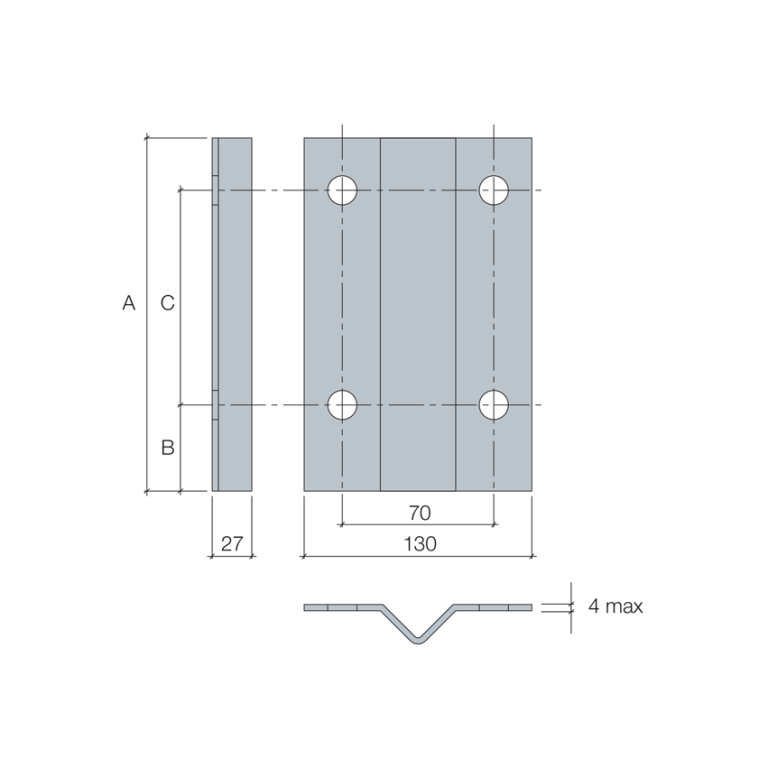 Purlin Cleats - Side Rail Cleats & Brackets | Metsec