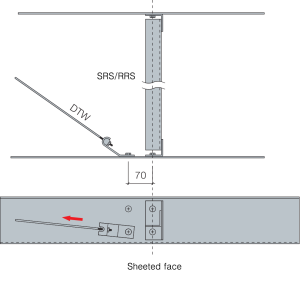Vertical Cladding Restraint Fixing Details - Metsec