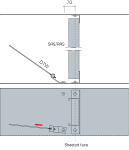 Vertical Cladding Restraint Fixing Details - Metsec