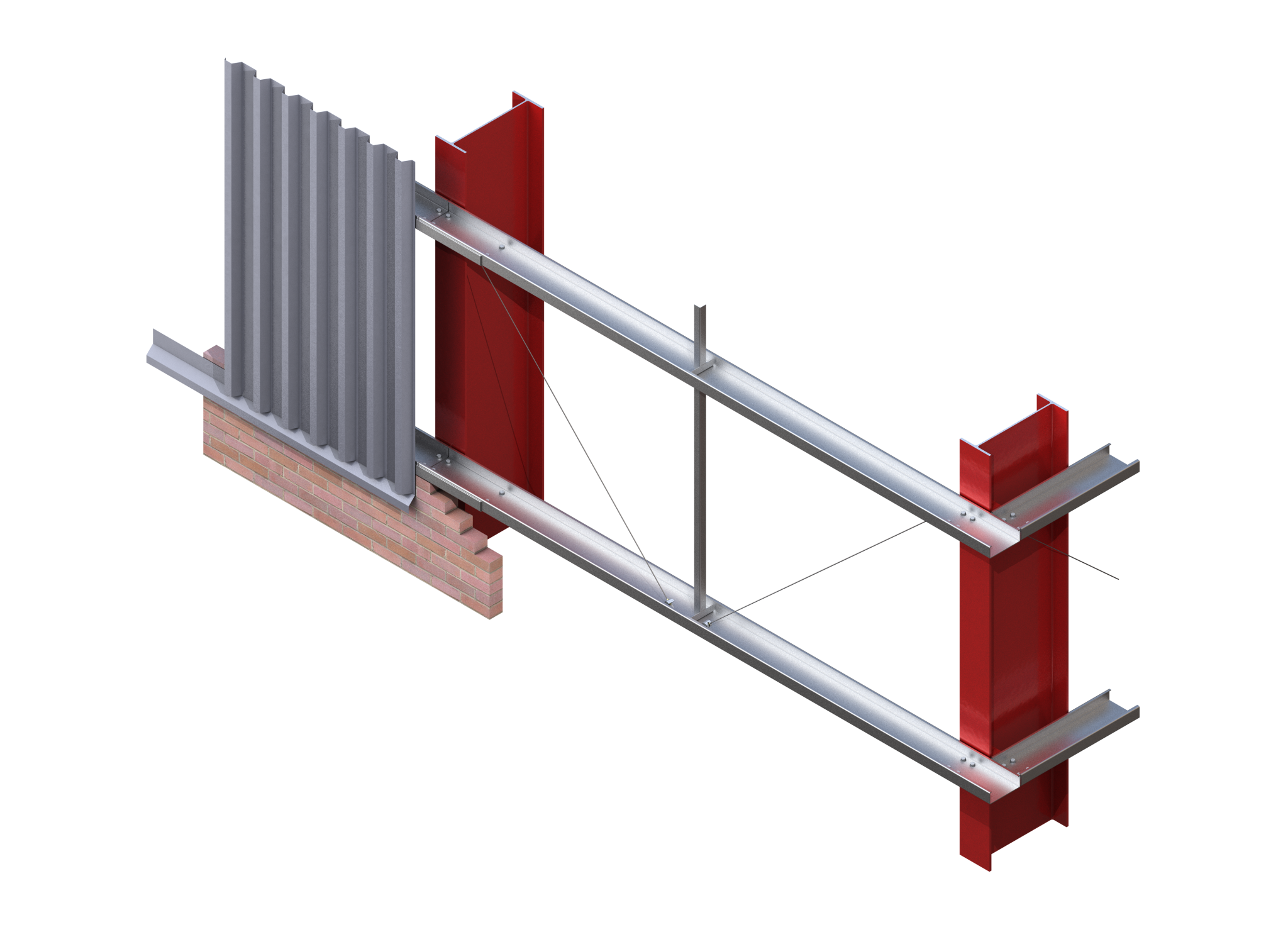 Sleeved Side Rail System - Metsec
